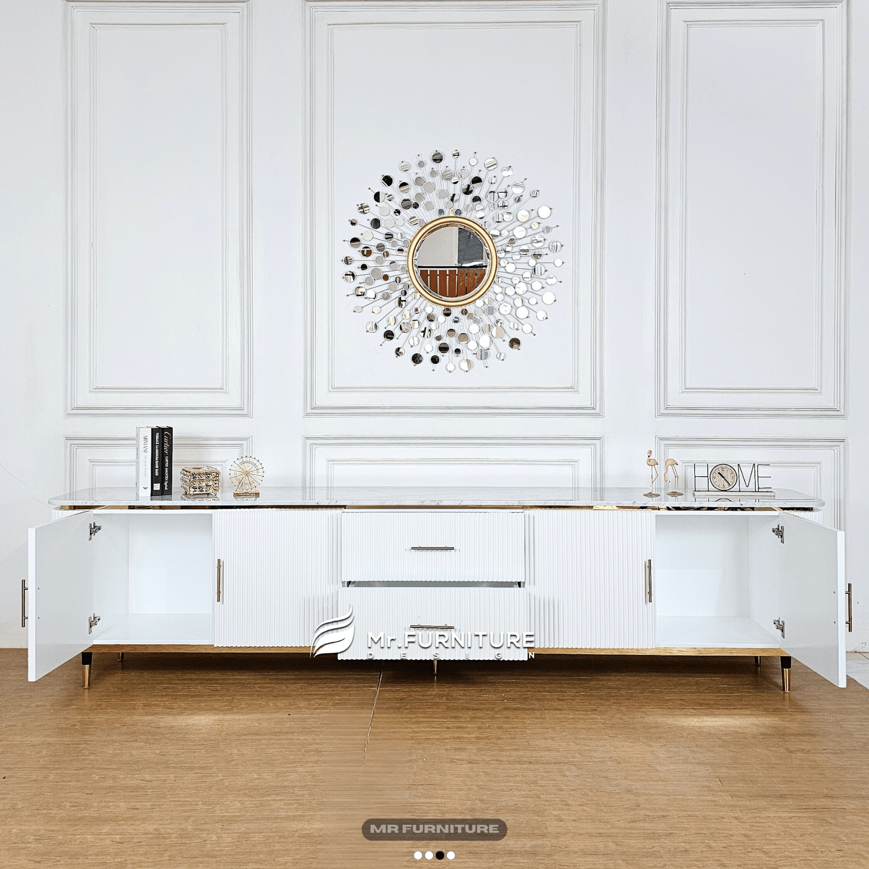 Desain Meja TV Marmer Unik, Meja TV Kayu, Meja Ruang TV Minimalis ...