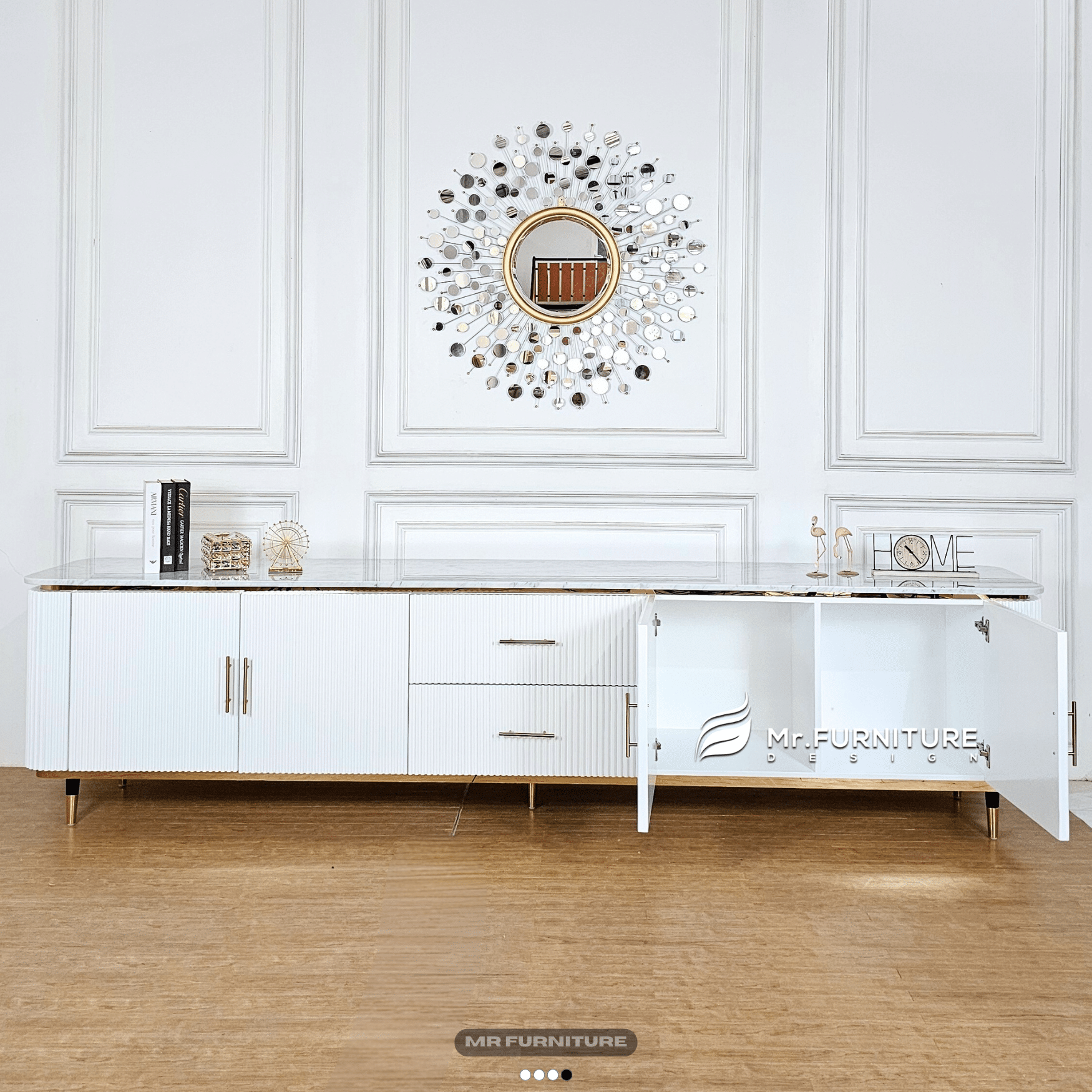 Desain Meja TV Marmer Unik, Meja TV Kayu, Meja Ruang TV Minimalis ...